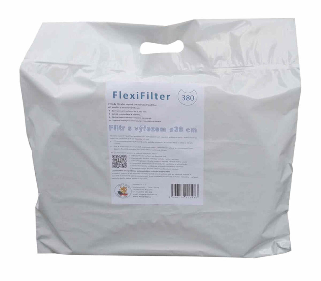 FlexiFilter 380 with a shaped cut-out | TROPIKO Europe